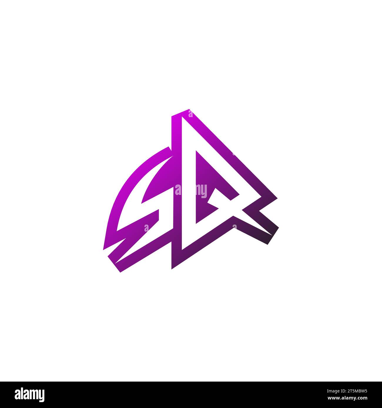 Sq gaming logo hi-res stock photography and images - Alamy