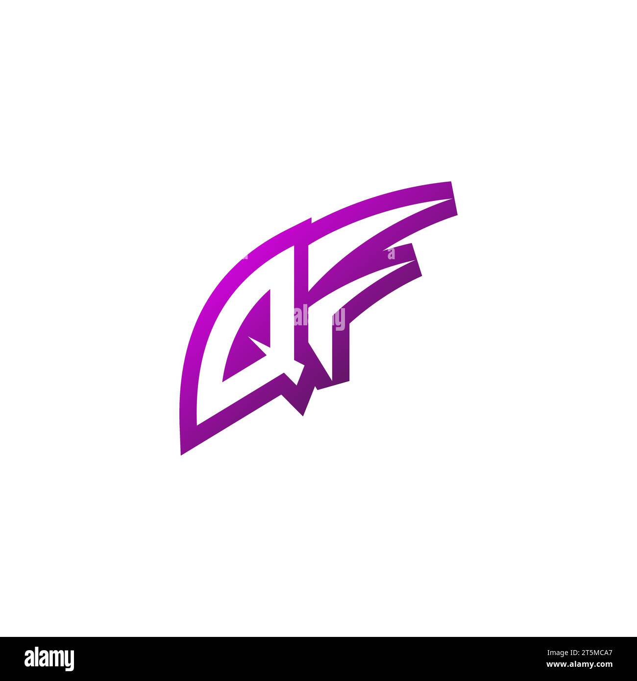 Qf gaming logo hi-res stock photography and images - Alamy