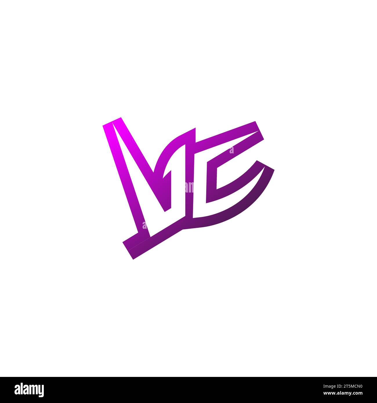 VC Premium emblem logo initial esport and gaming design concept Stock ...