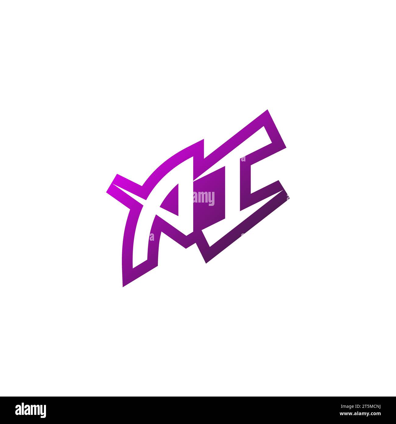 PI Premium emblem logo initial esport and gaming design concept Stock ...