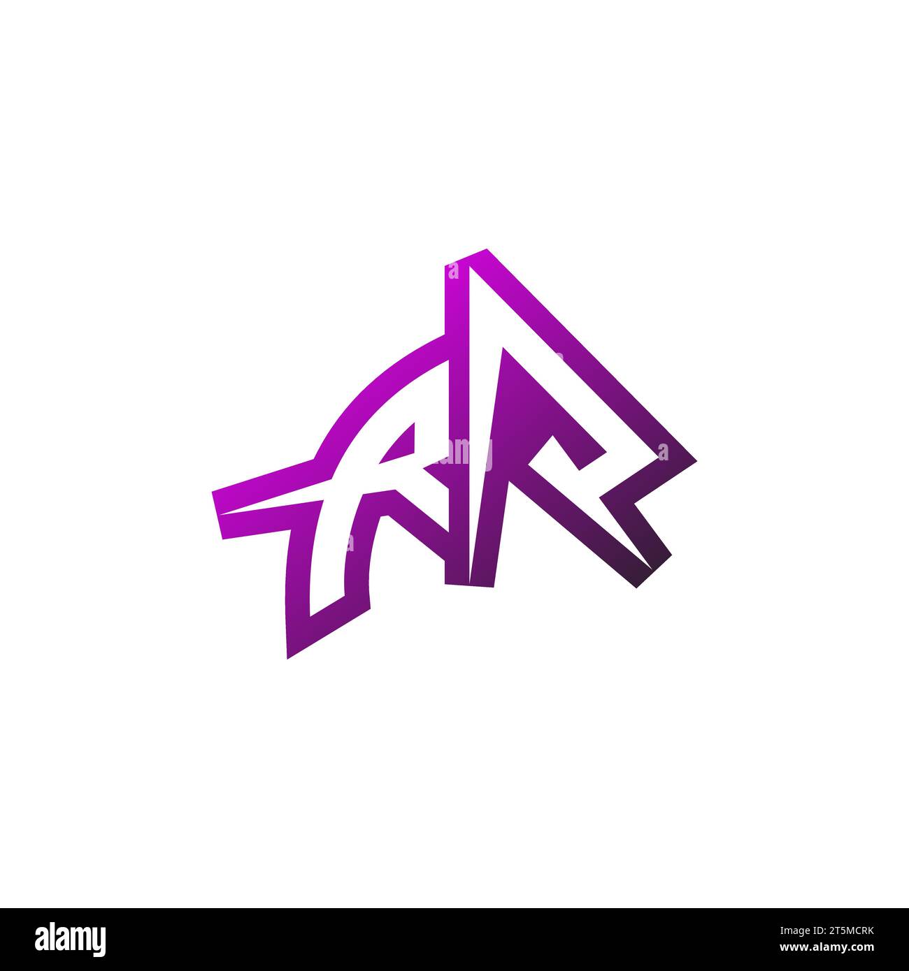RR Premium emblem logo initial esport and gaming design concept Stock ...