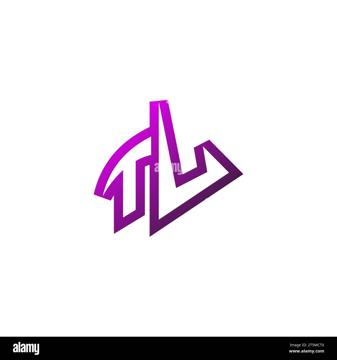 TL Premium emblem logo initial esport and gaming design concept Stock ...