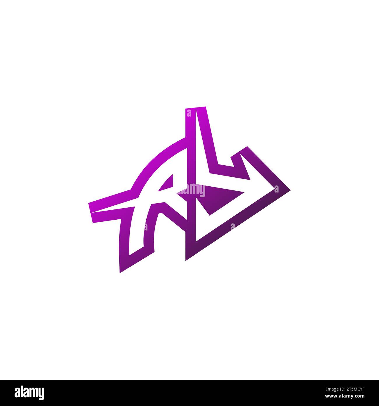 RY Premium emblem logo initial esport and gaming design concept Stock ...