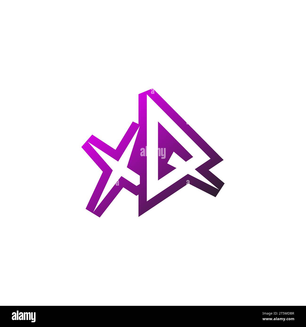 Xq gaming logo Stock Vector Images - Alamy