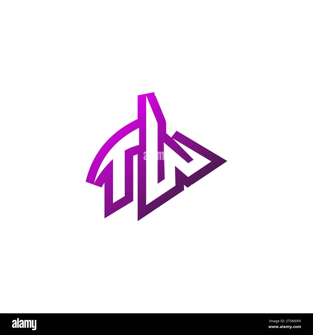 TW Premium emblem logo initial esport and gaming design concept Stock ...