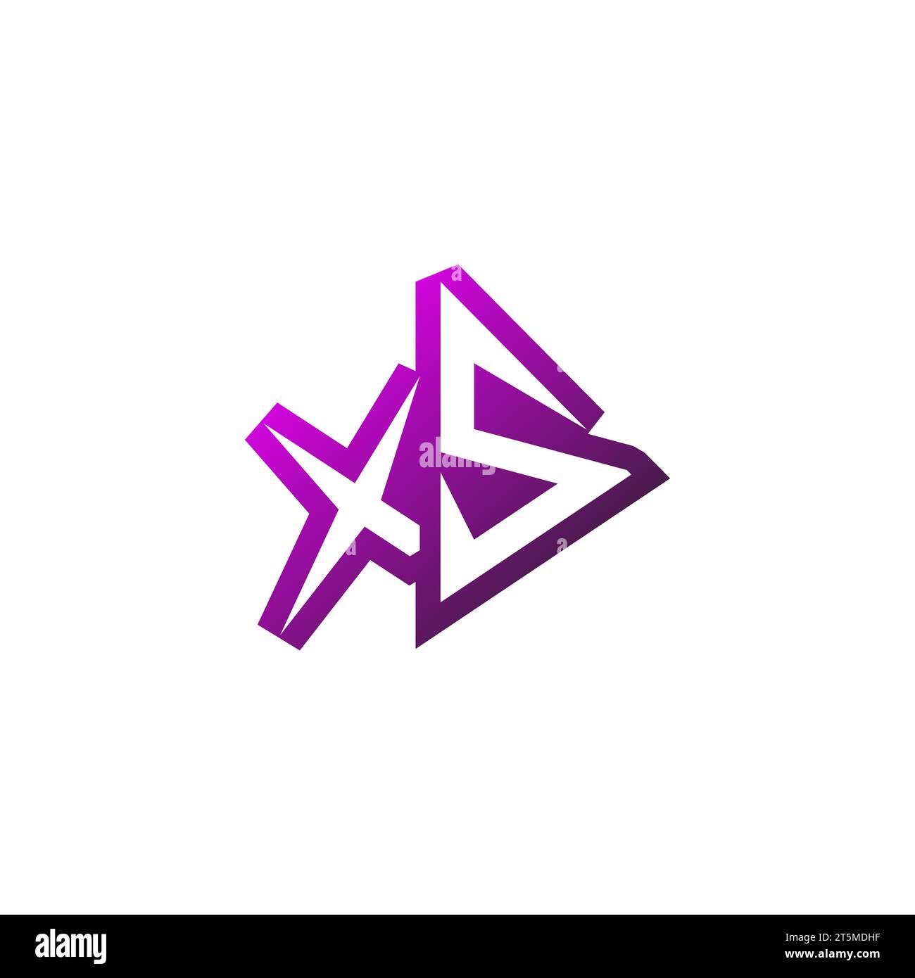 XS Premium emblem logo initial esport and gaming design concept Stock ...