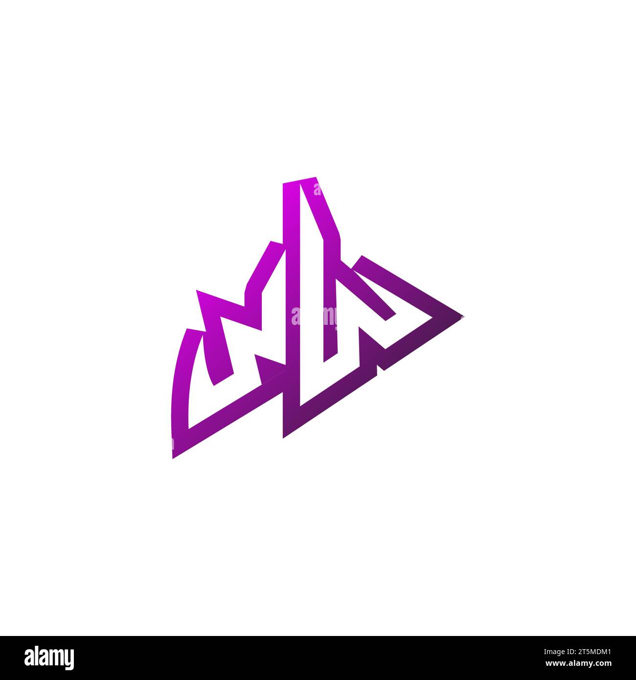 Ww logo design hi-res stock photography and images - Alamy