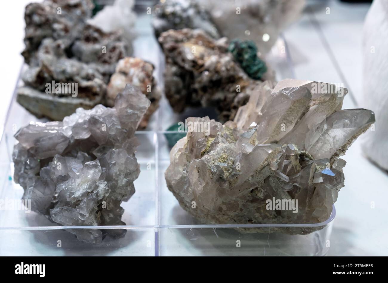 Pure Quartz Crystal cluster. Natural quartz drusen in untreated form ...