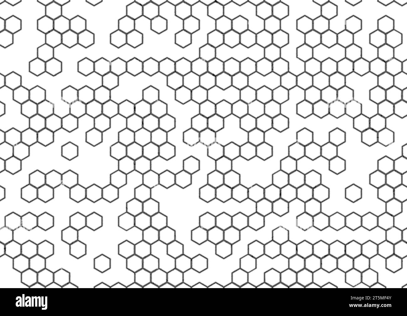 Hexagonal background with blank spaces. Cells with gray scale gradient ...