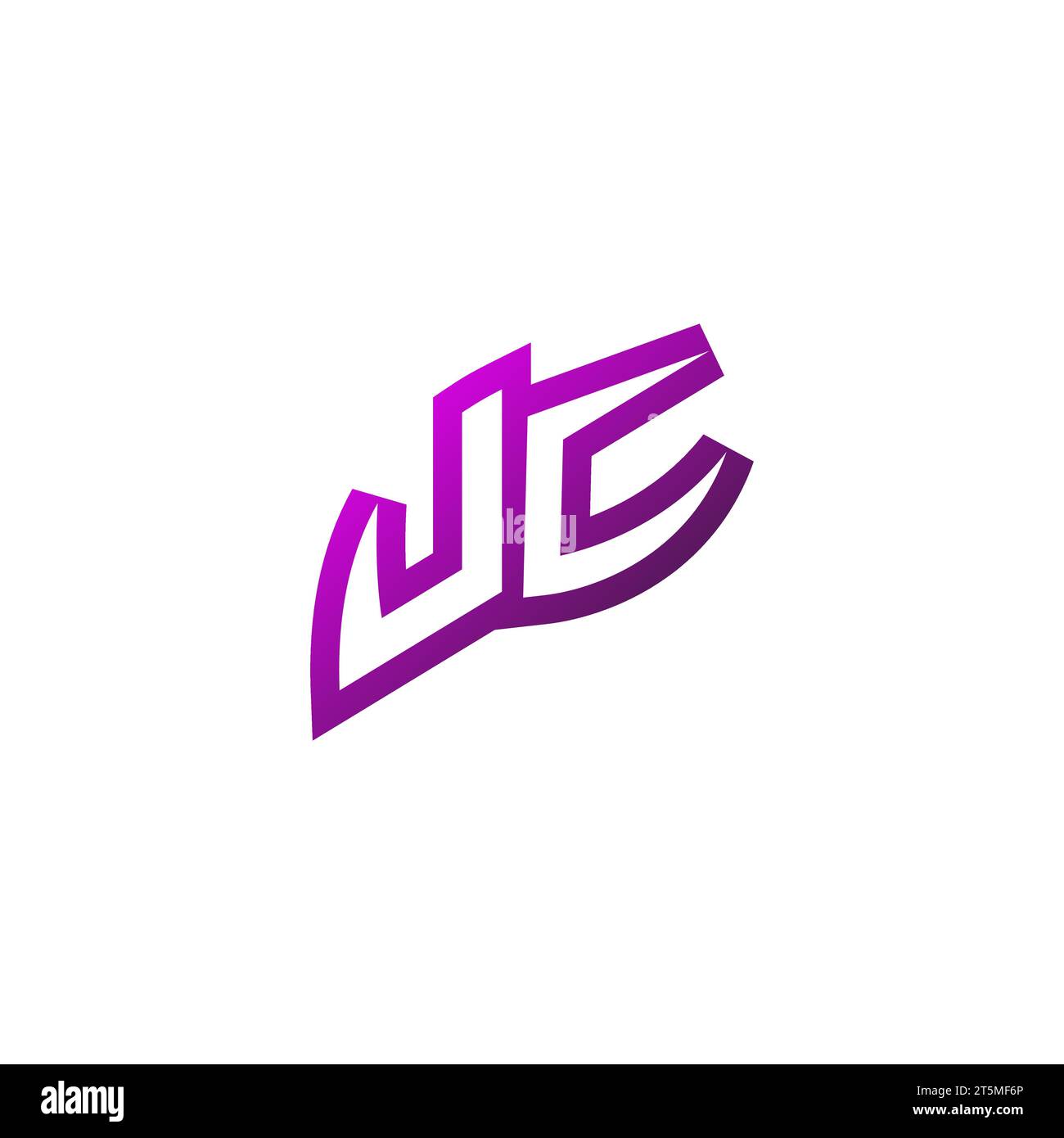 UC Premium emblem logo initial esport and gaming design concept Stock ...