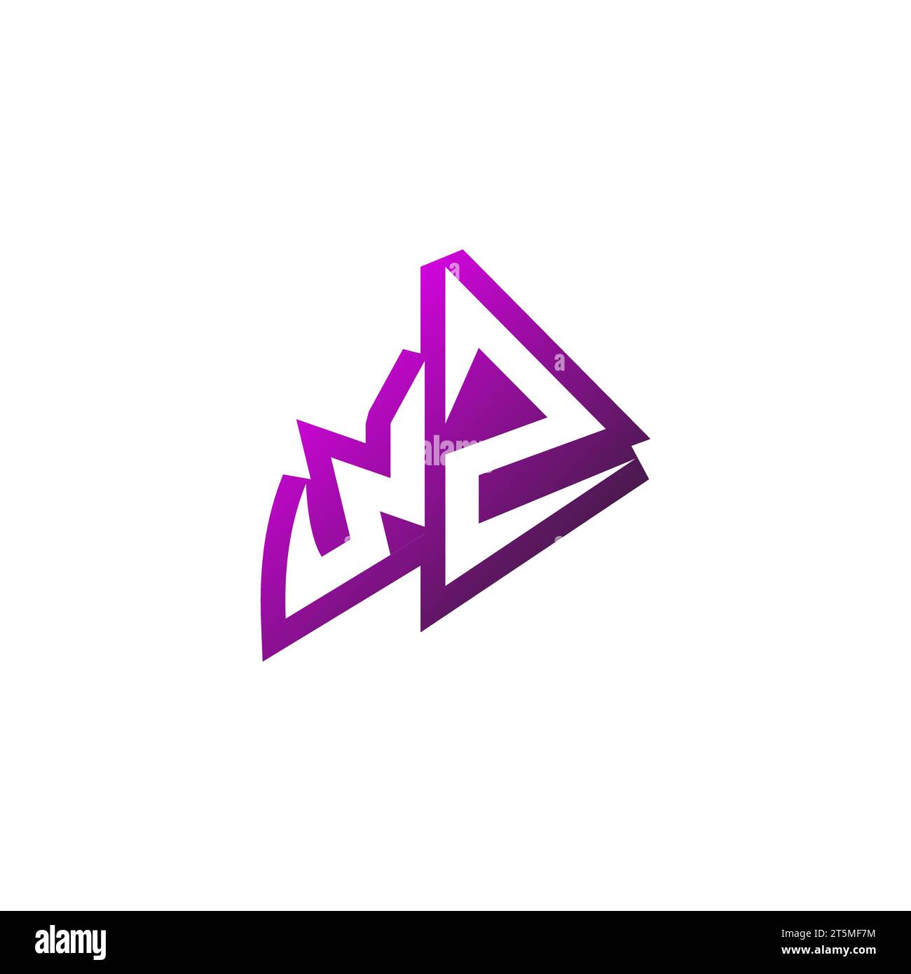 WZ Premium emblem logo initial esport and gaming design concept Stock ...