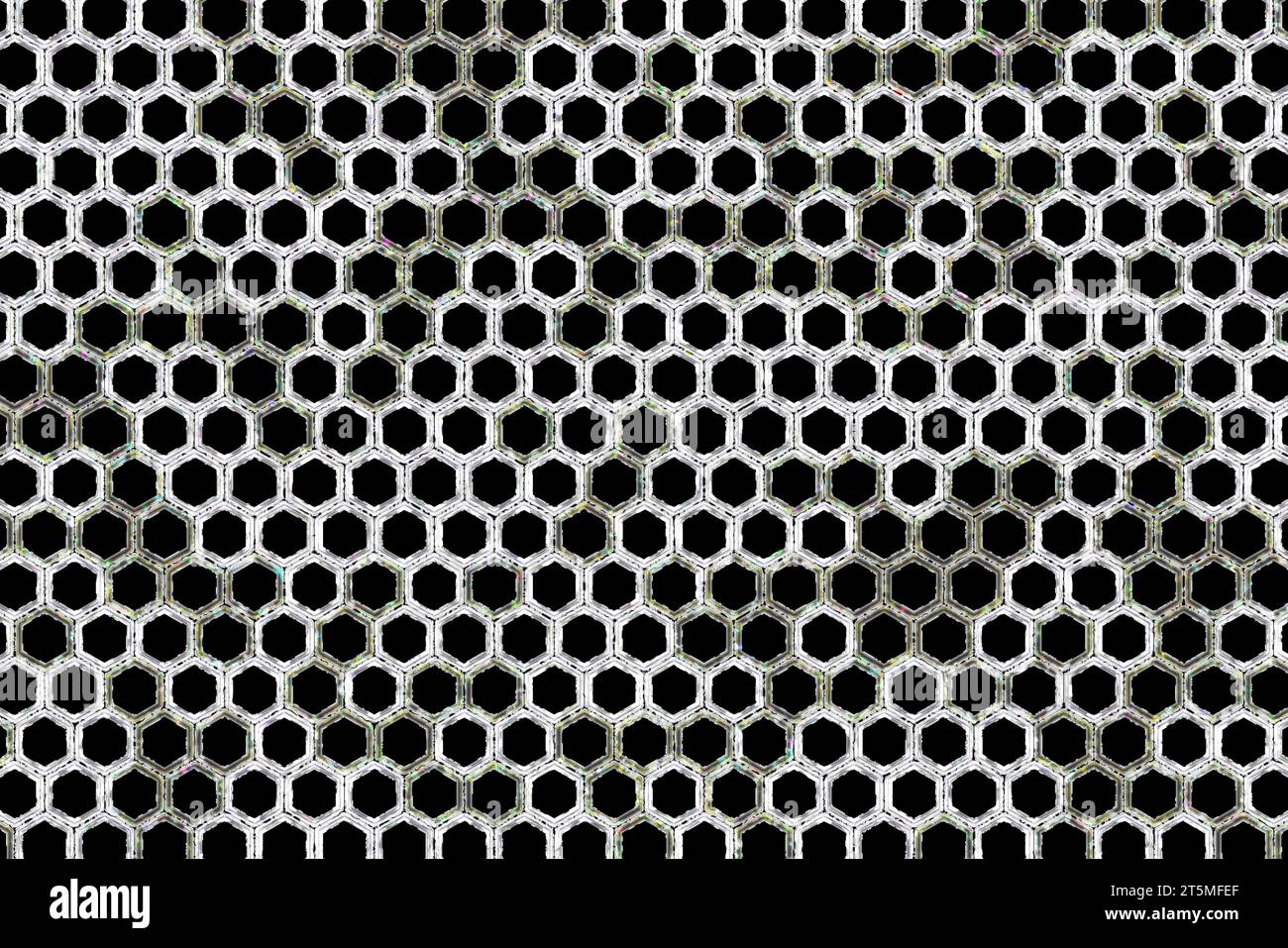 Abstract metallic grunge cell border, with irregular color pieces Stock ...