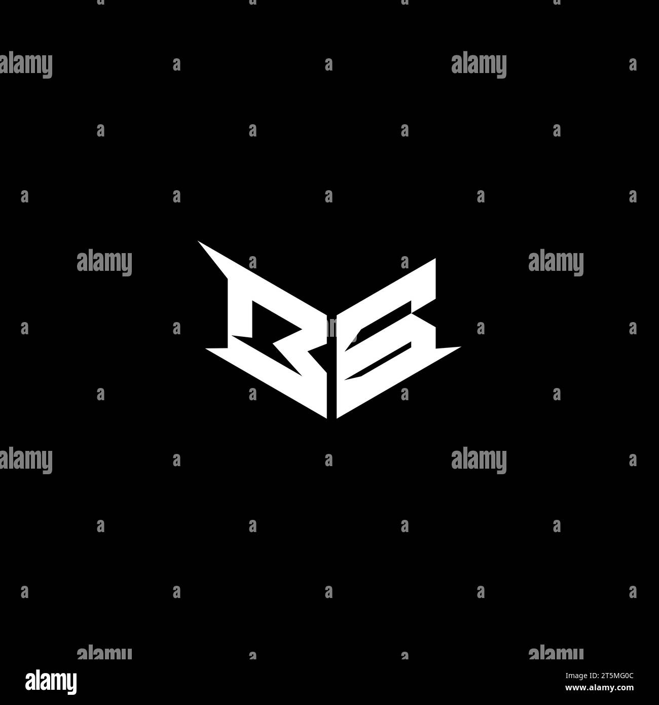 BB Premium emblem logo initial esport and gaming design concept Stock ...