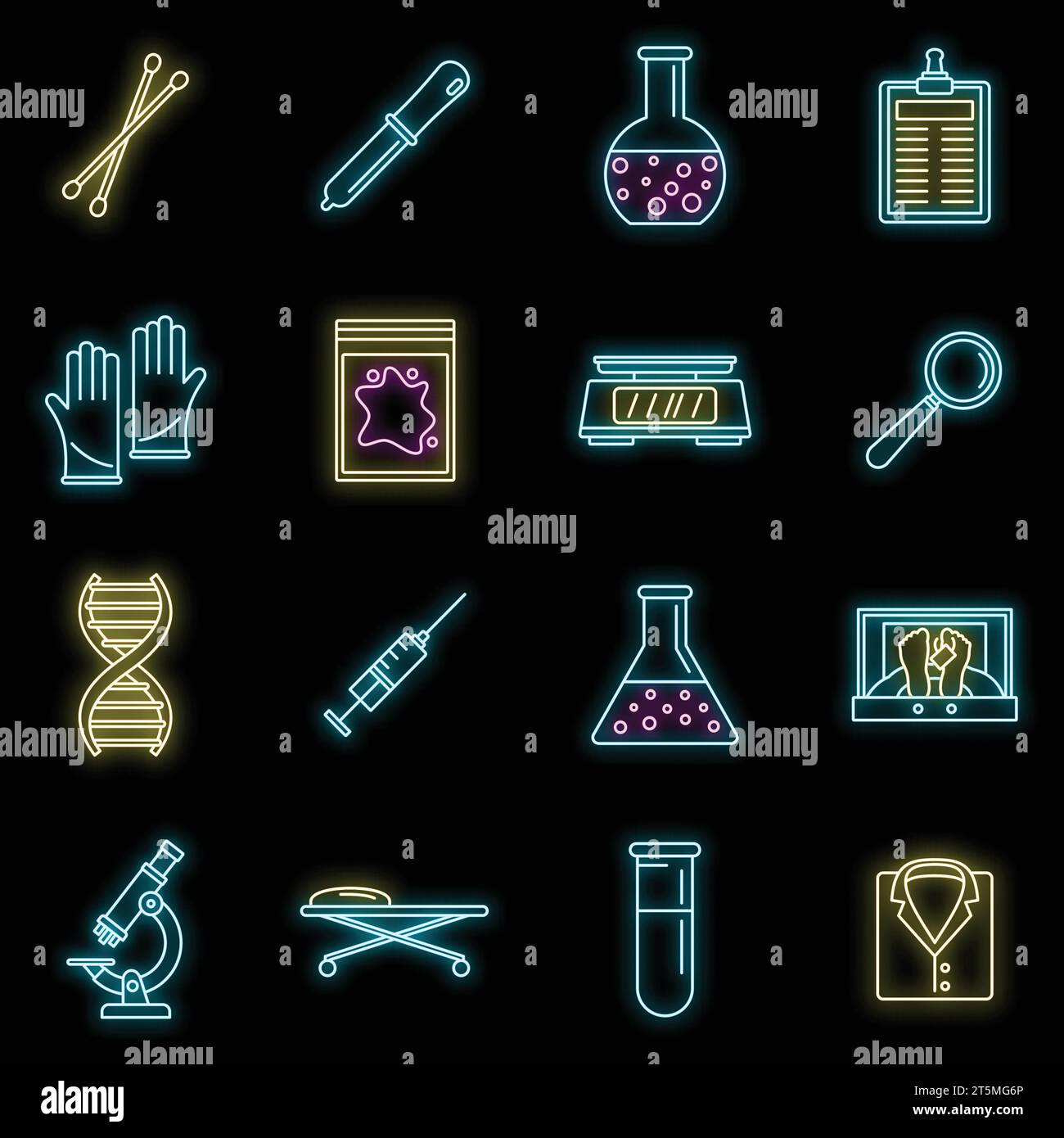 Dna investigation laboratory icons set. Outline set of dna ... Dna investigation laboratory icons set. Outline set of dna ...
