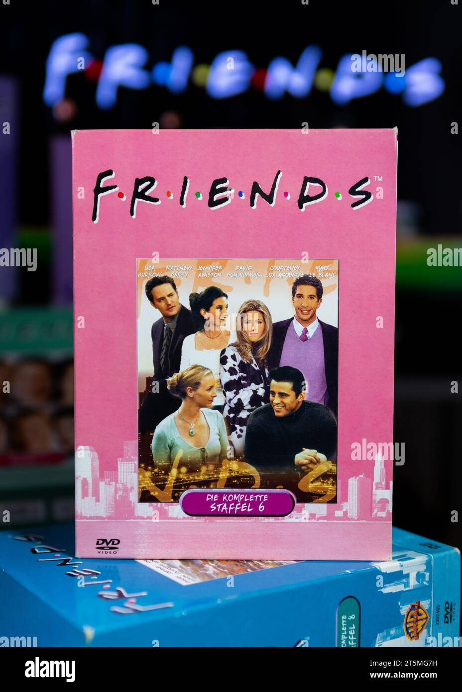 Belgrade, Serbia - OCTOBER 30, 2023: Friends tv show DVD box sets. An ...