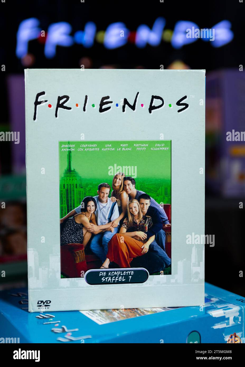 Belgrade, Serbia - OCTOBER 30, 2023: Friends tv show DVD box sets. An ...