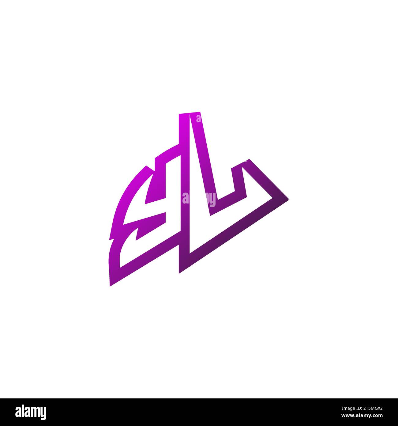 YL Premium emblem logo initial esport and gaming design concept Stock ...