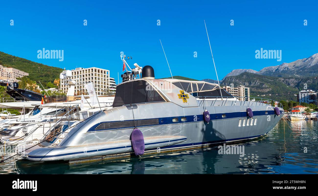 Budva Montenegro, Port of Budva Stock Photo - Alamy