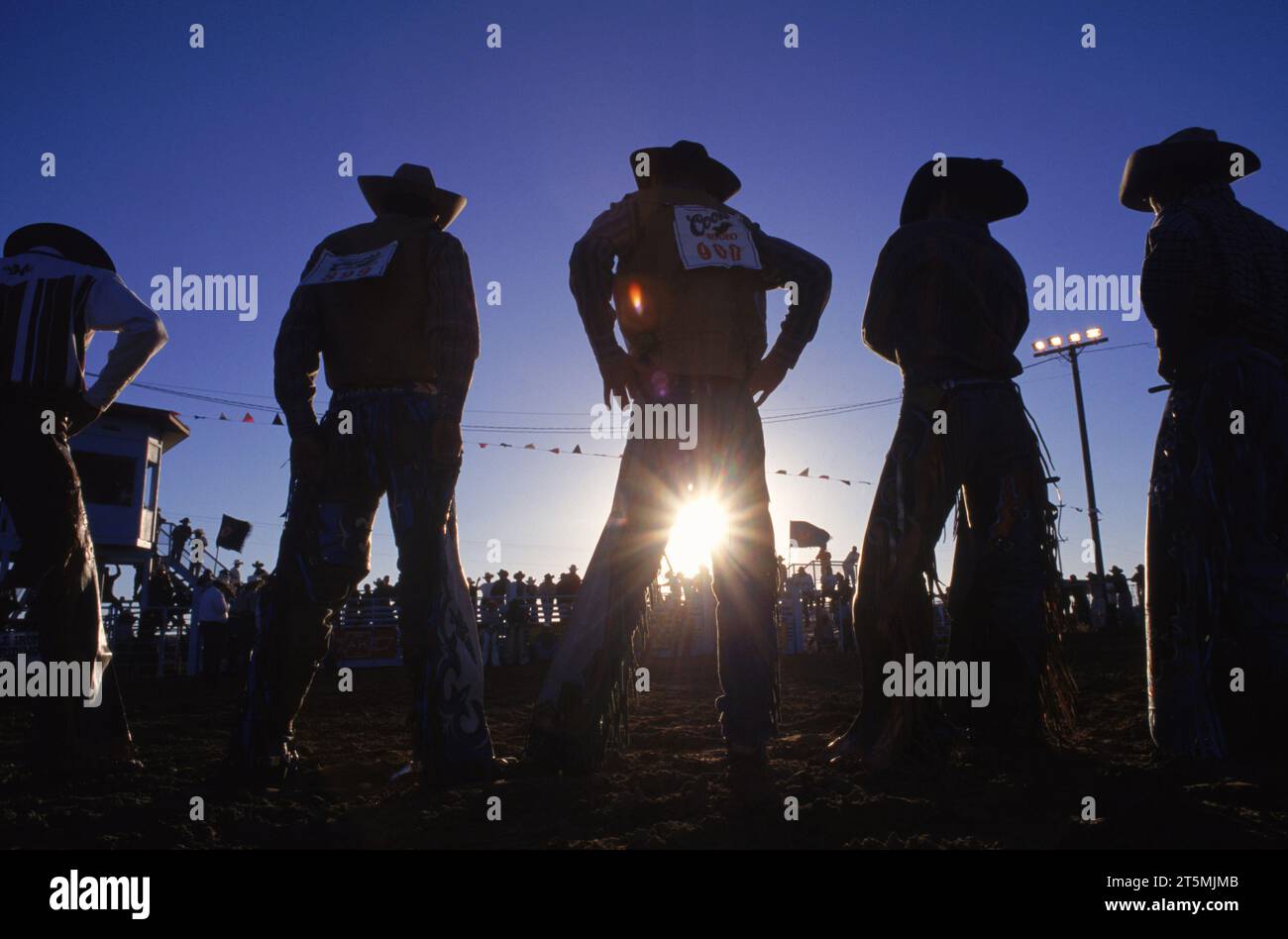 Arizona rodeo at sunset hi-res stock photography and images - Alamy