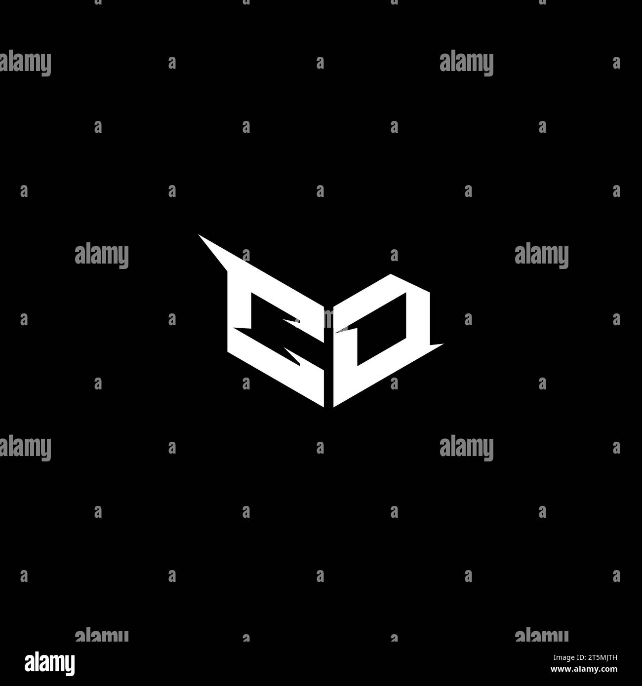 Cd gaming logo Black and White Stock Photos & Images - Alamy
