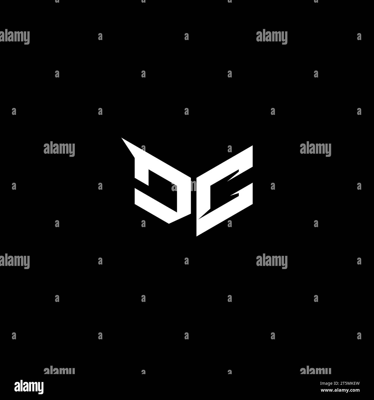 Dc minimal logo design hi-res stock photography and images - Alamy