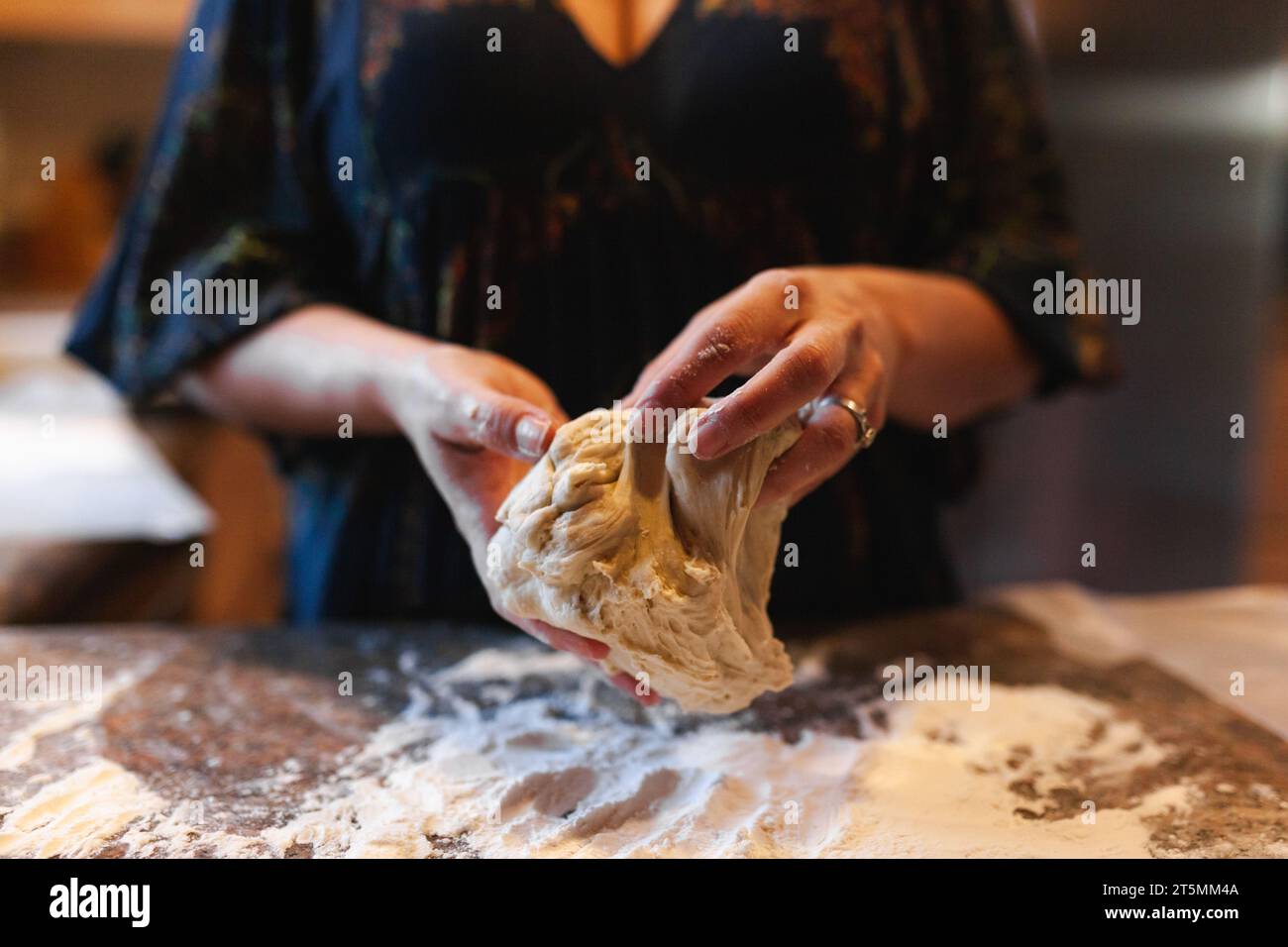 Cooking dough food on home hi-res stock photography and images - Alamy