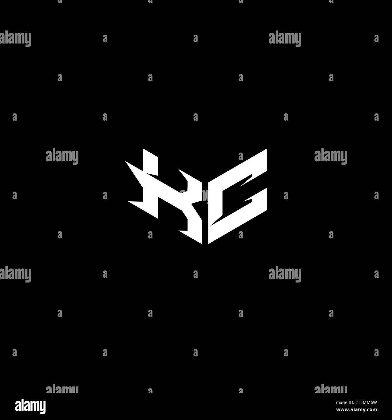 Kc logo design Black and White Stock Photos & Images - Alamy