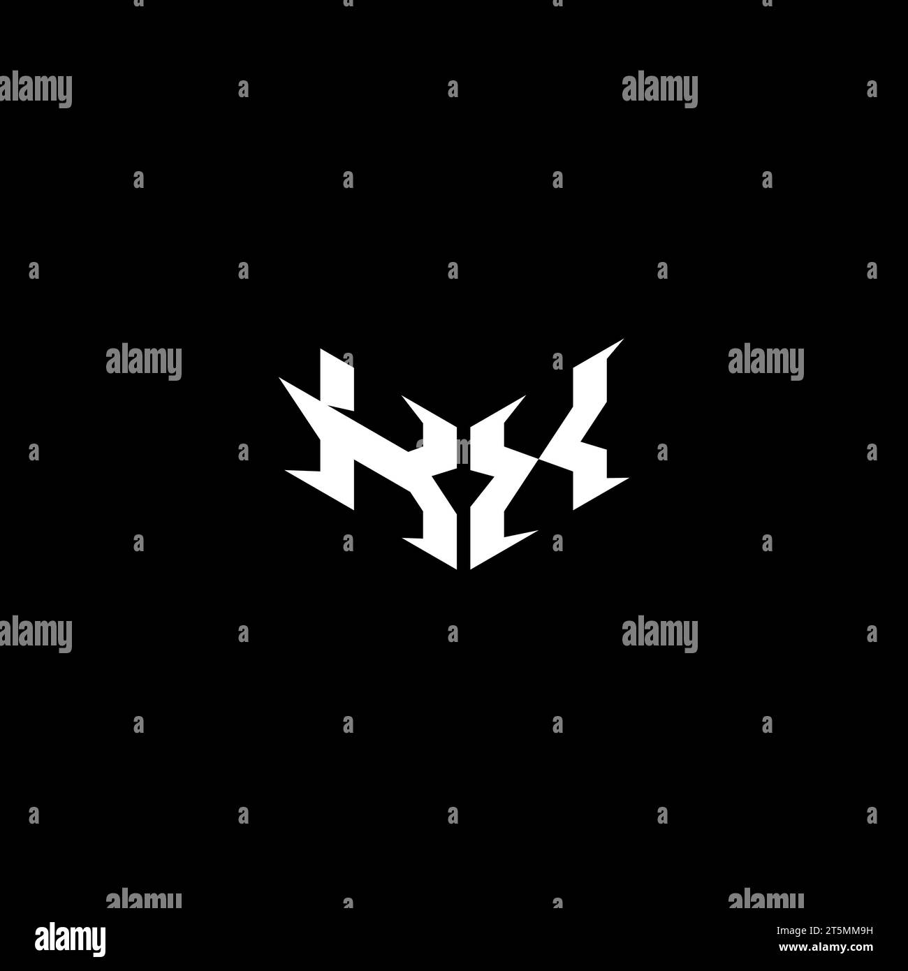 Kx modern logo hi-res stock photography and images - Alamy