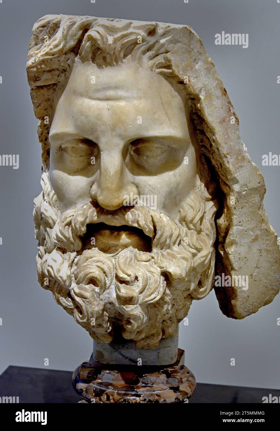 Jupiter Otricoli ( Head of an Acrolith )1st Century AD Pompeii ...