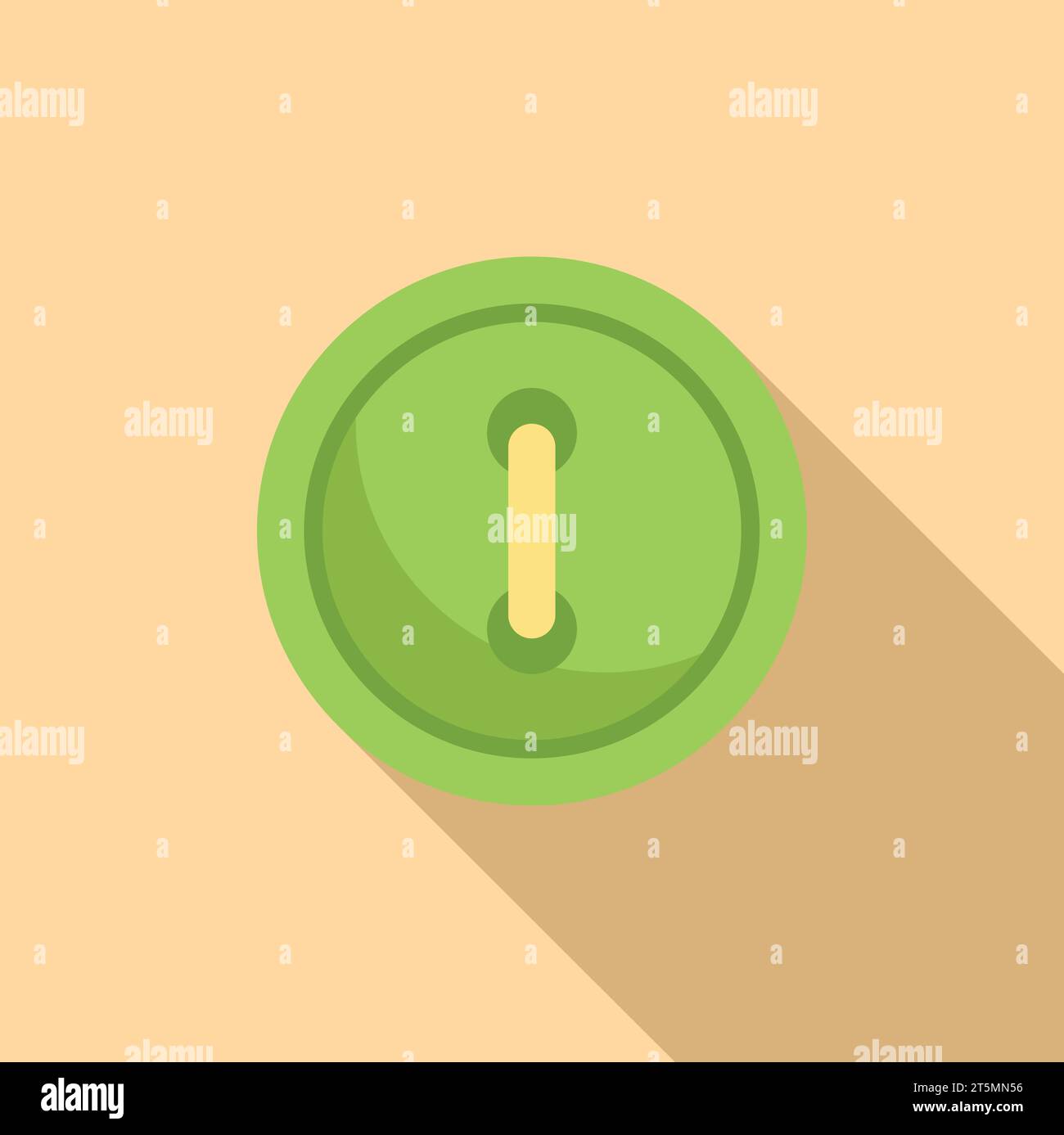 Sewing button icon flat vector. Machine craft dressmaking. Fashion ...