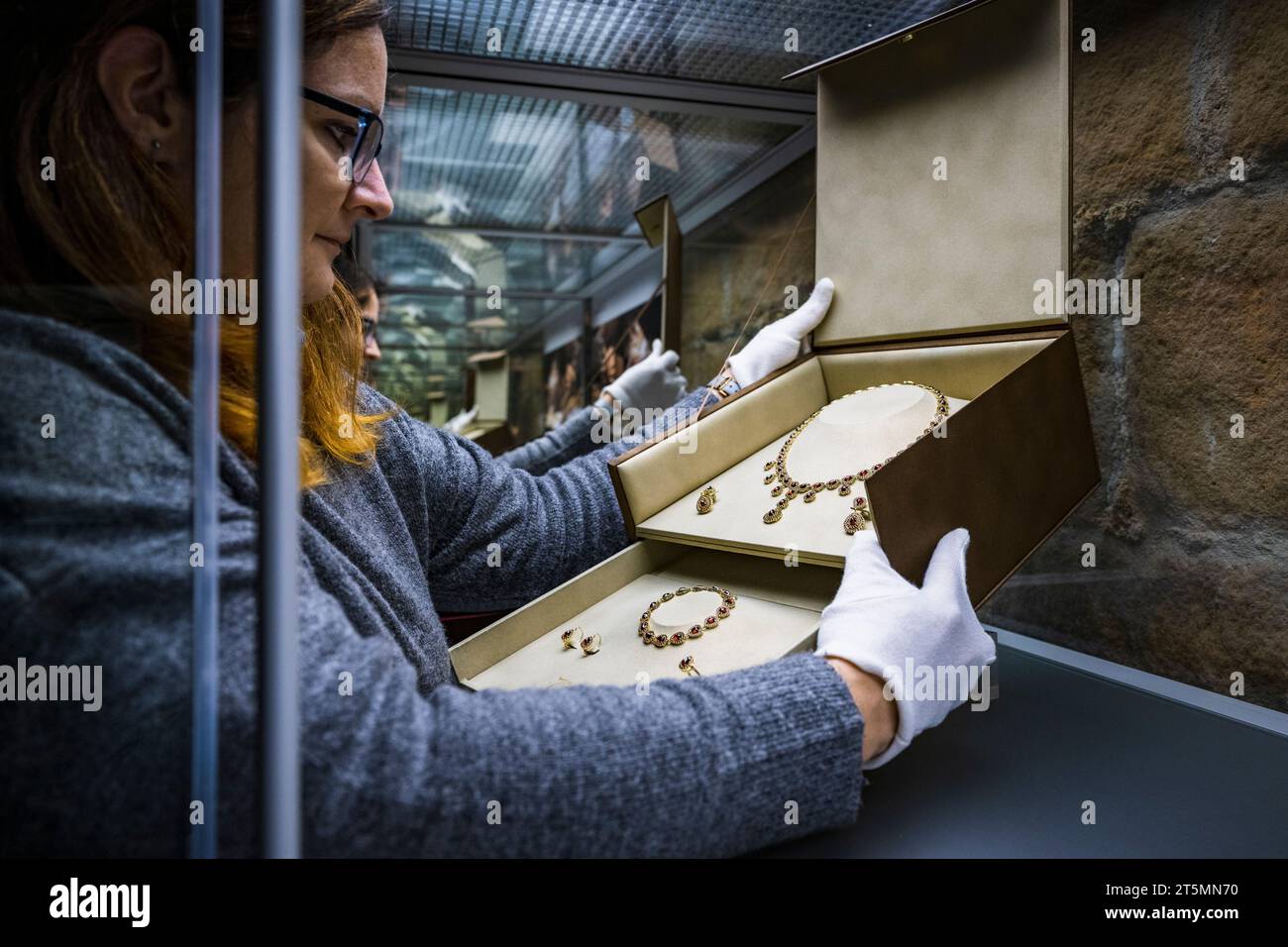 Turnov, Czech Republic. 06th Nov, 2023. Start of exhibition of ...