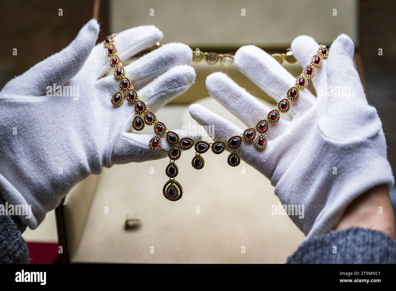 Turnov, Czech Republic. 06th Nov, 2023. Start of exhibition of ...