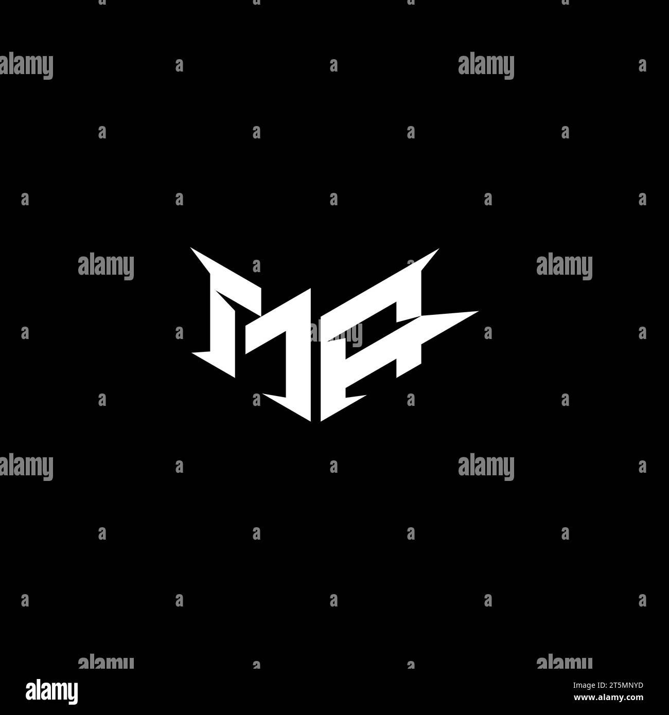 MA Premium emblem logo initial esport and gaming design concept Stock ...