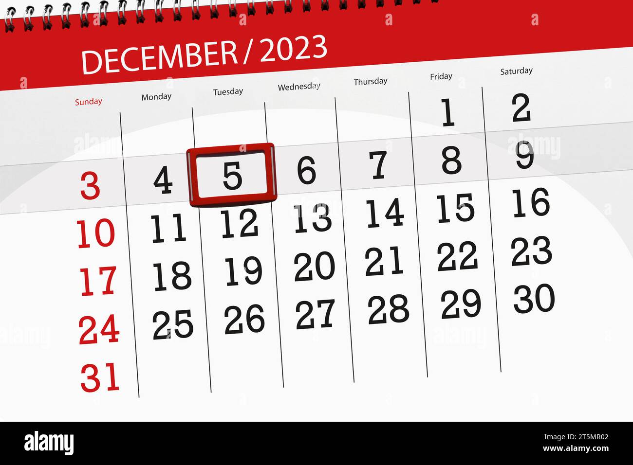 Calendar 2023, deadline, day, month, page, organizer, date, December ...