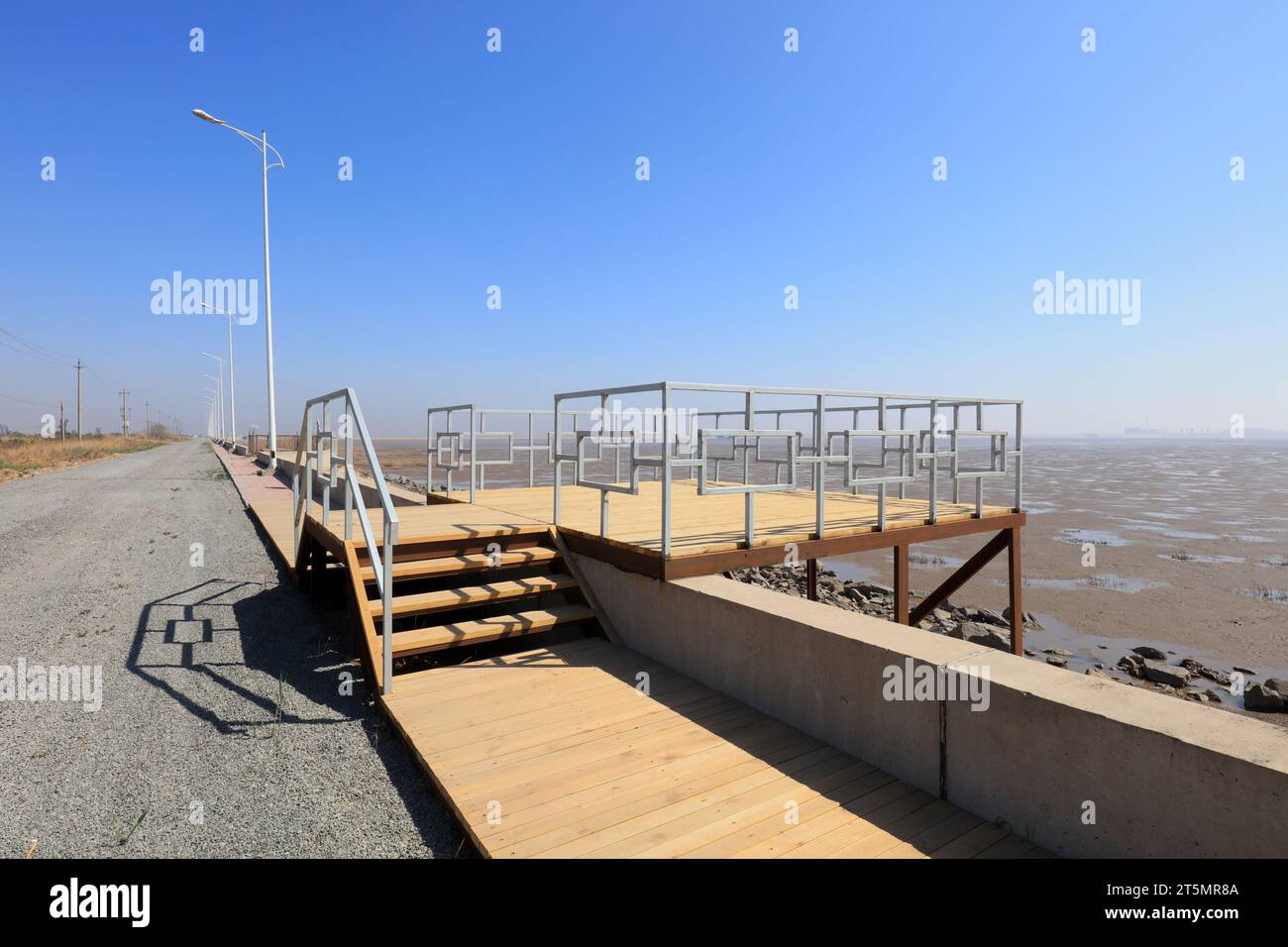 Wood Bird Watching Platform Architectural Landscape at the Seaside ...