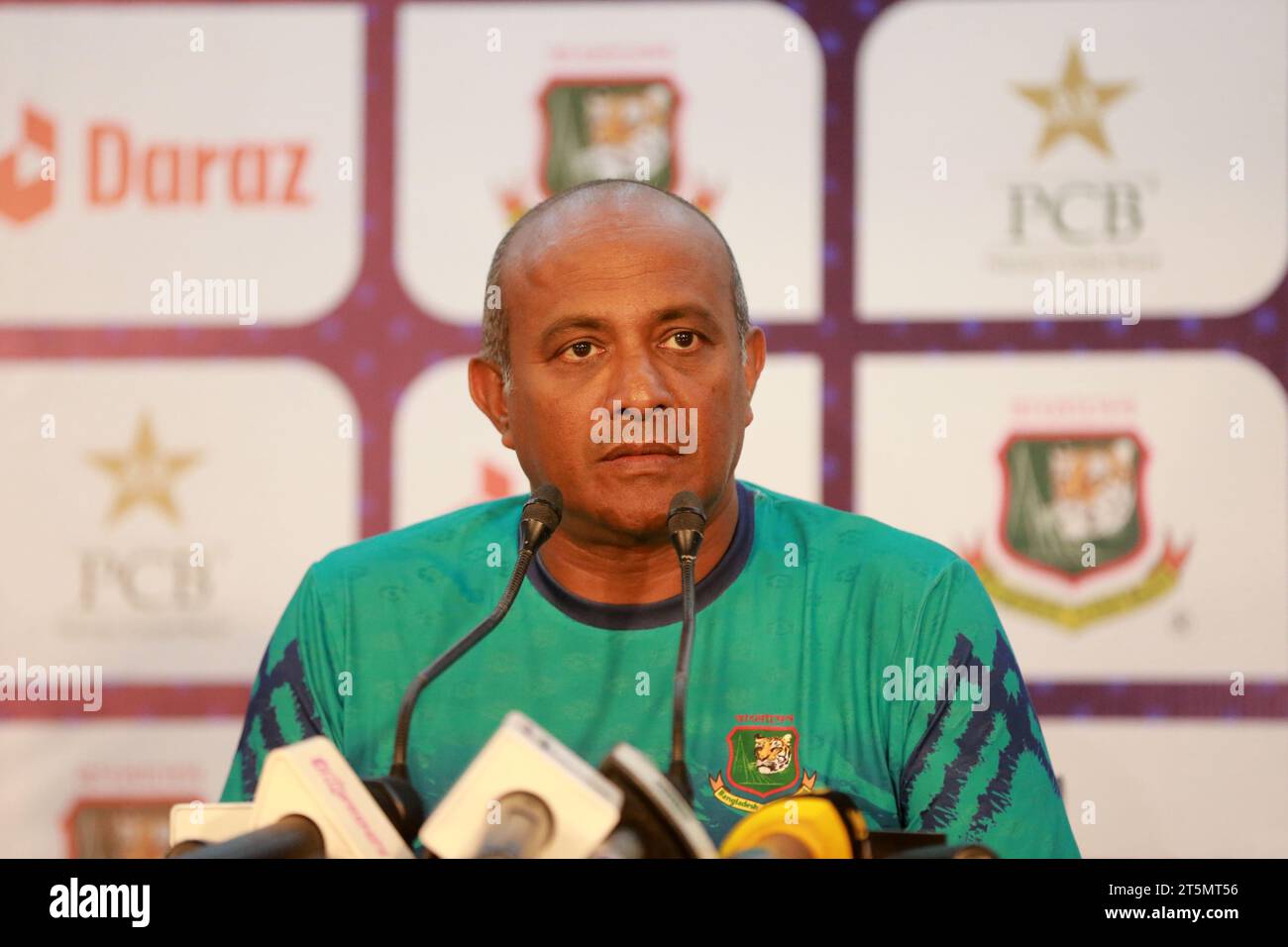 Bangladesh Women Cricket Team head coach Hashan Tillakaratne attends a ...