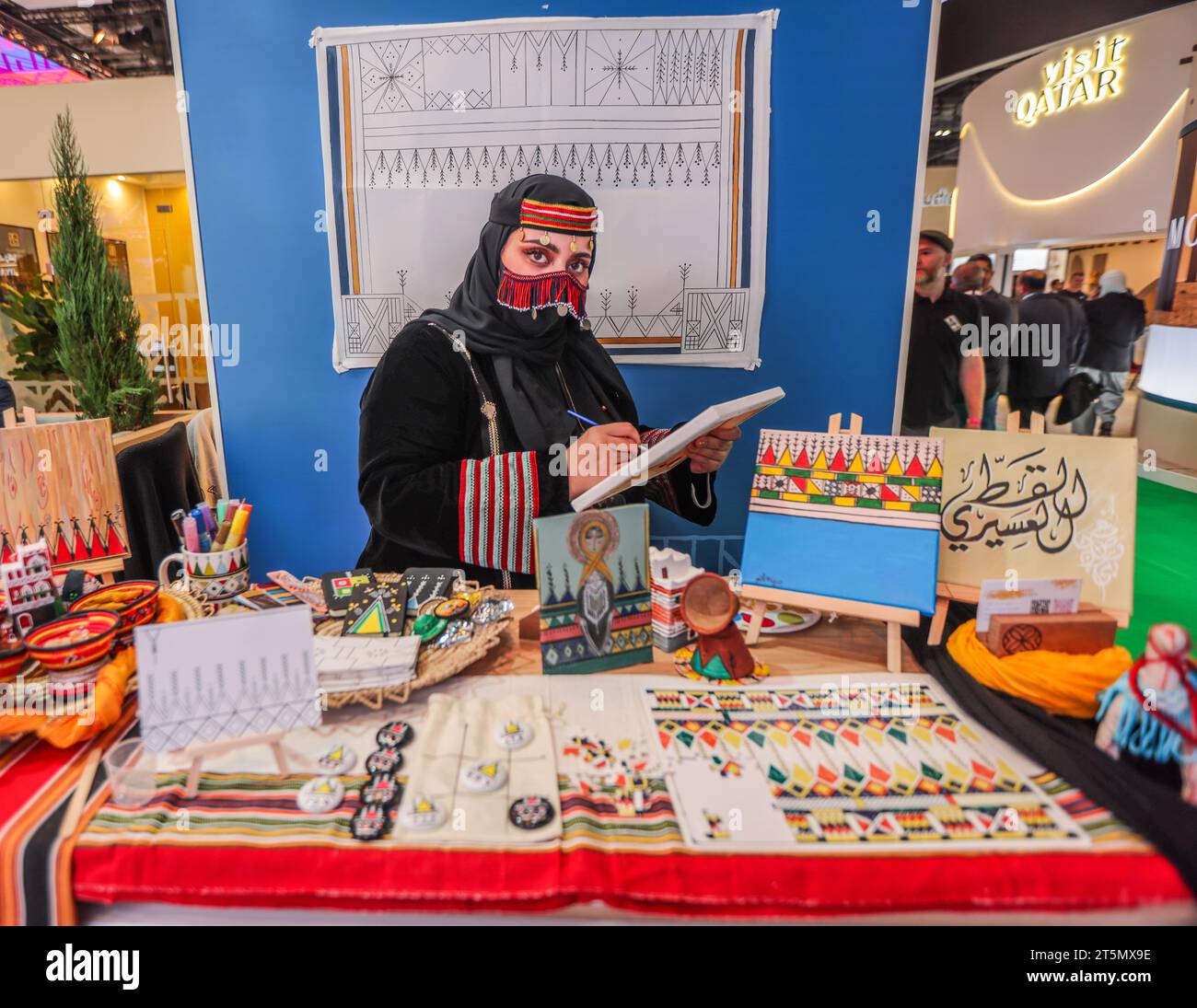 London, UK. 06th Nov, 2023. Saudy Arabia welcoming visitors to The home ...