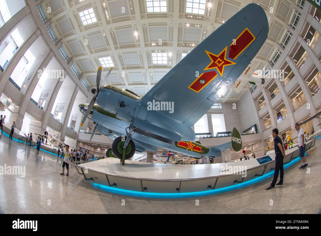 Beijing - June 28, 2019: Soviet-built Fig. 2 bomber, Chinese People's ...