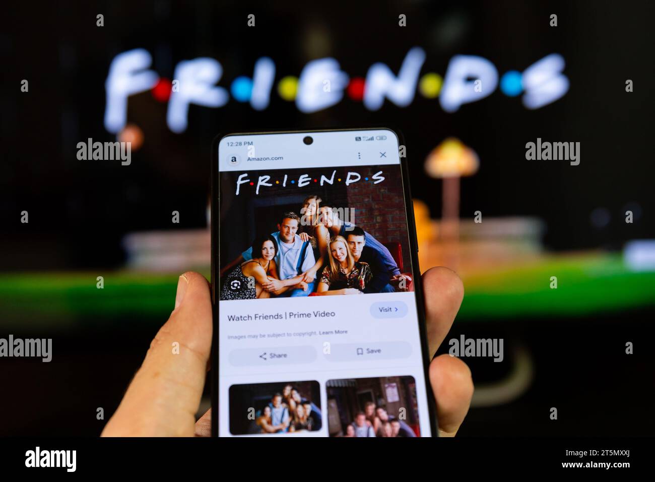 Monica and chandler friends tv show hi-res stock photography and images ...