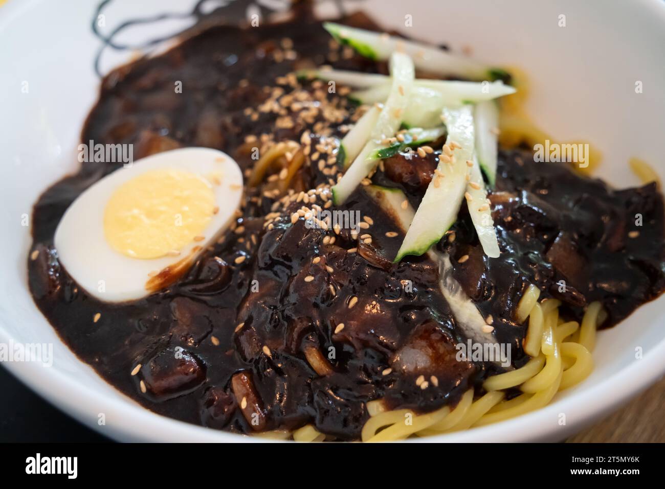 Delicious Jajangmyeon, jjajangmyeon, fried sauce noodle, Korean-style ...