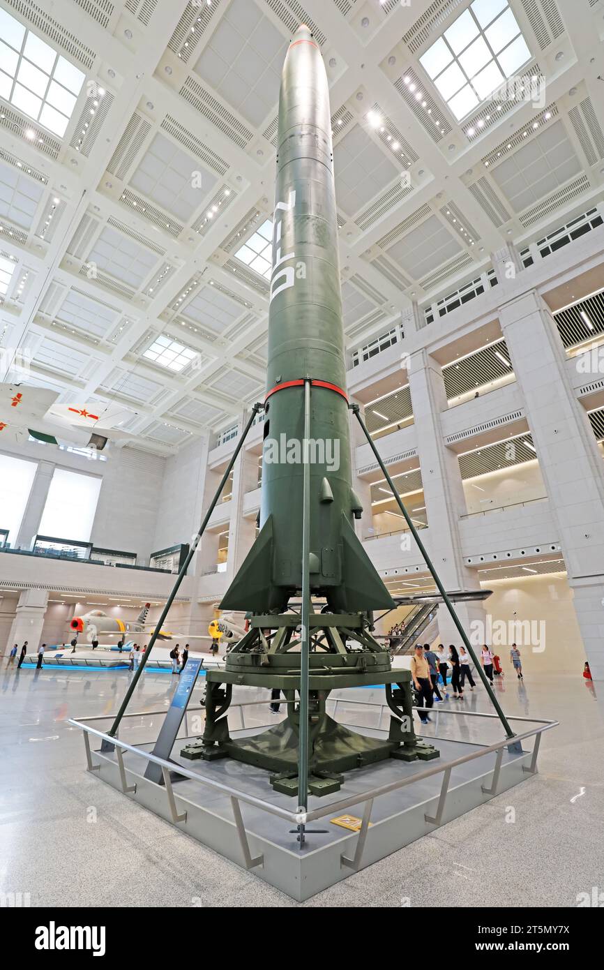 Beijing - June 28, 2019: DONGFENG-2 SURFACE-TO-SURFACE MISSILE MADE IN ...