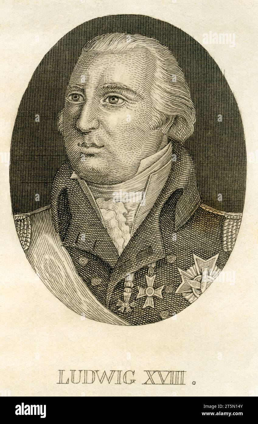 King louis xviii hi-res stock photography and images - Alamy