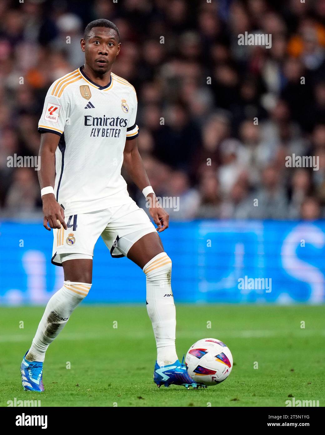 David Alaba of Real Madrid CF during the La Liga match between Real ...