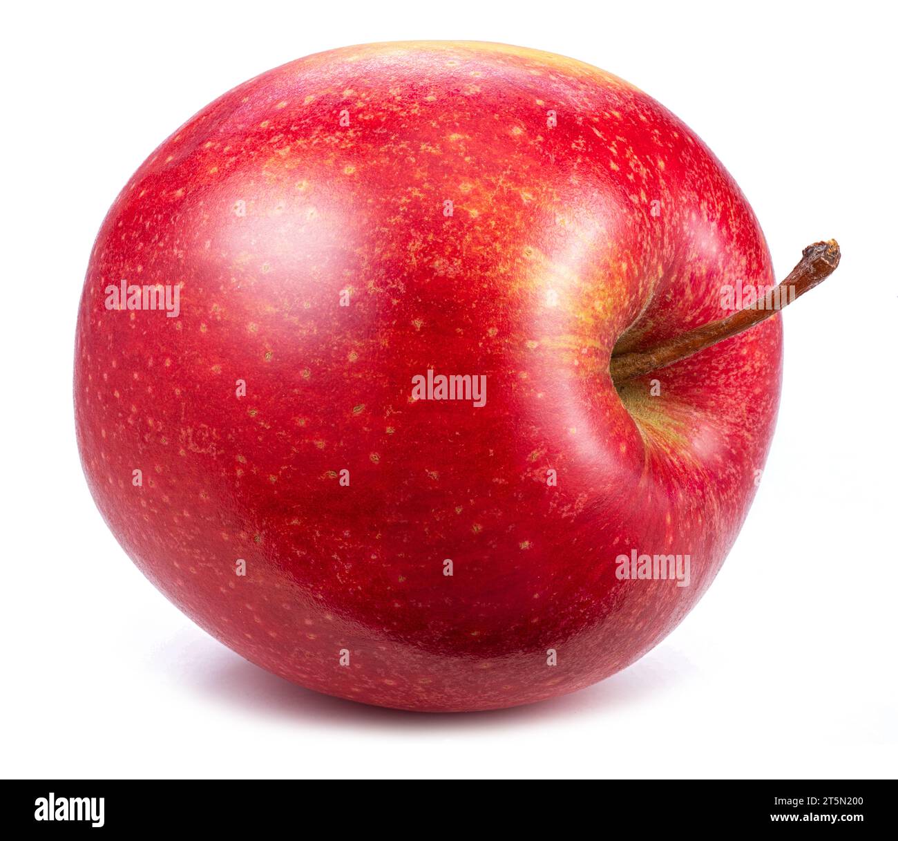Ripe perfect red apple isolated on white background Stock Photo - Alamy