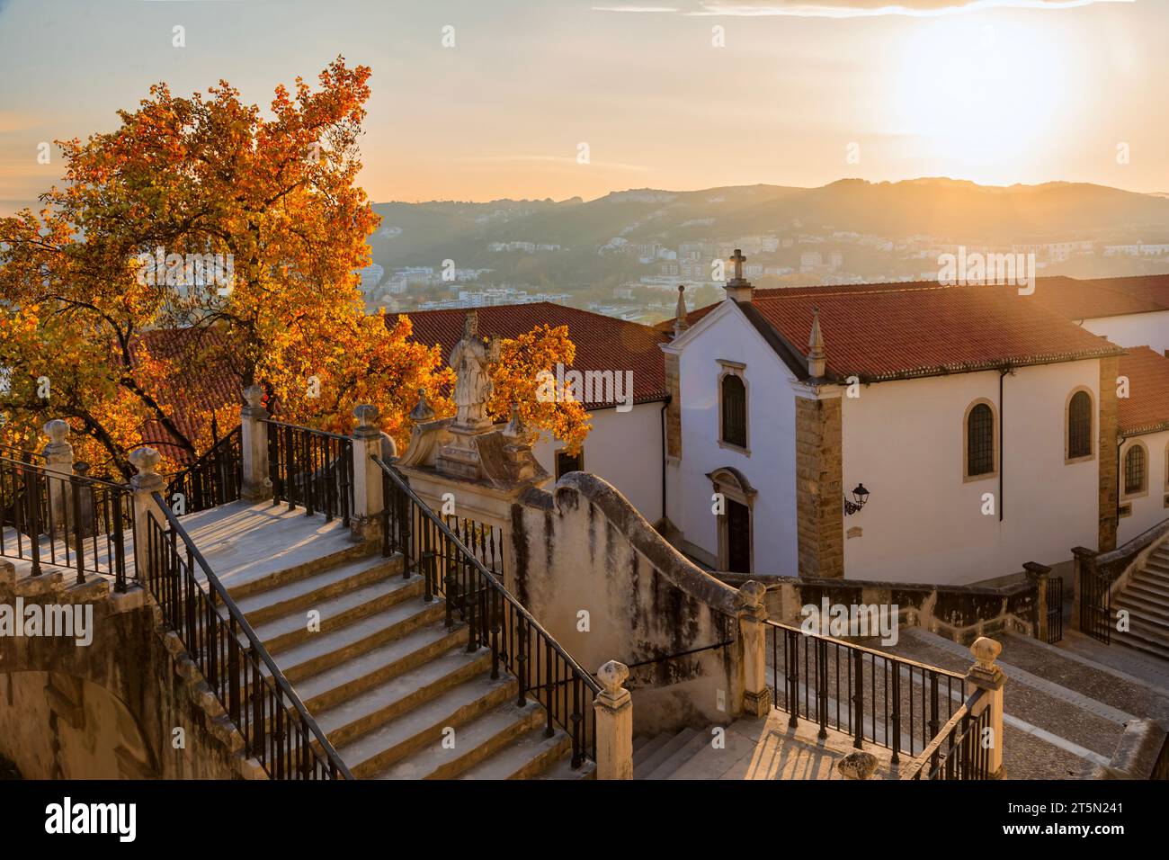 Entrance of Joanina library in Coimbra University, the oldest ...