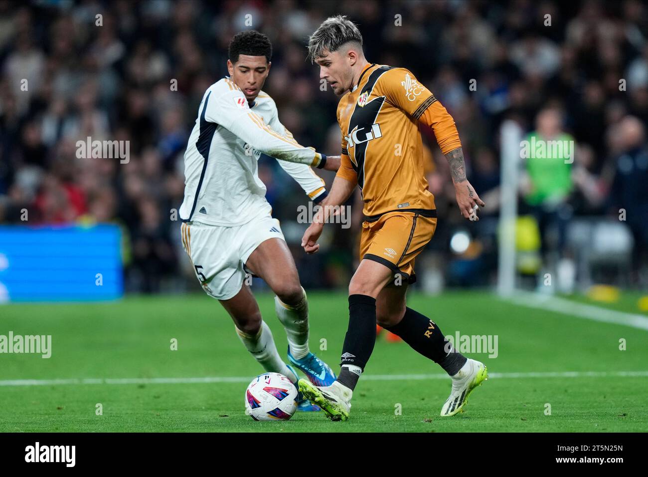 Madrid, Spain. 05th Nov, 2023. Andrei Florin Ratiu of Rayo Vallecano ...