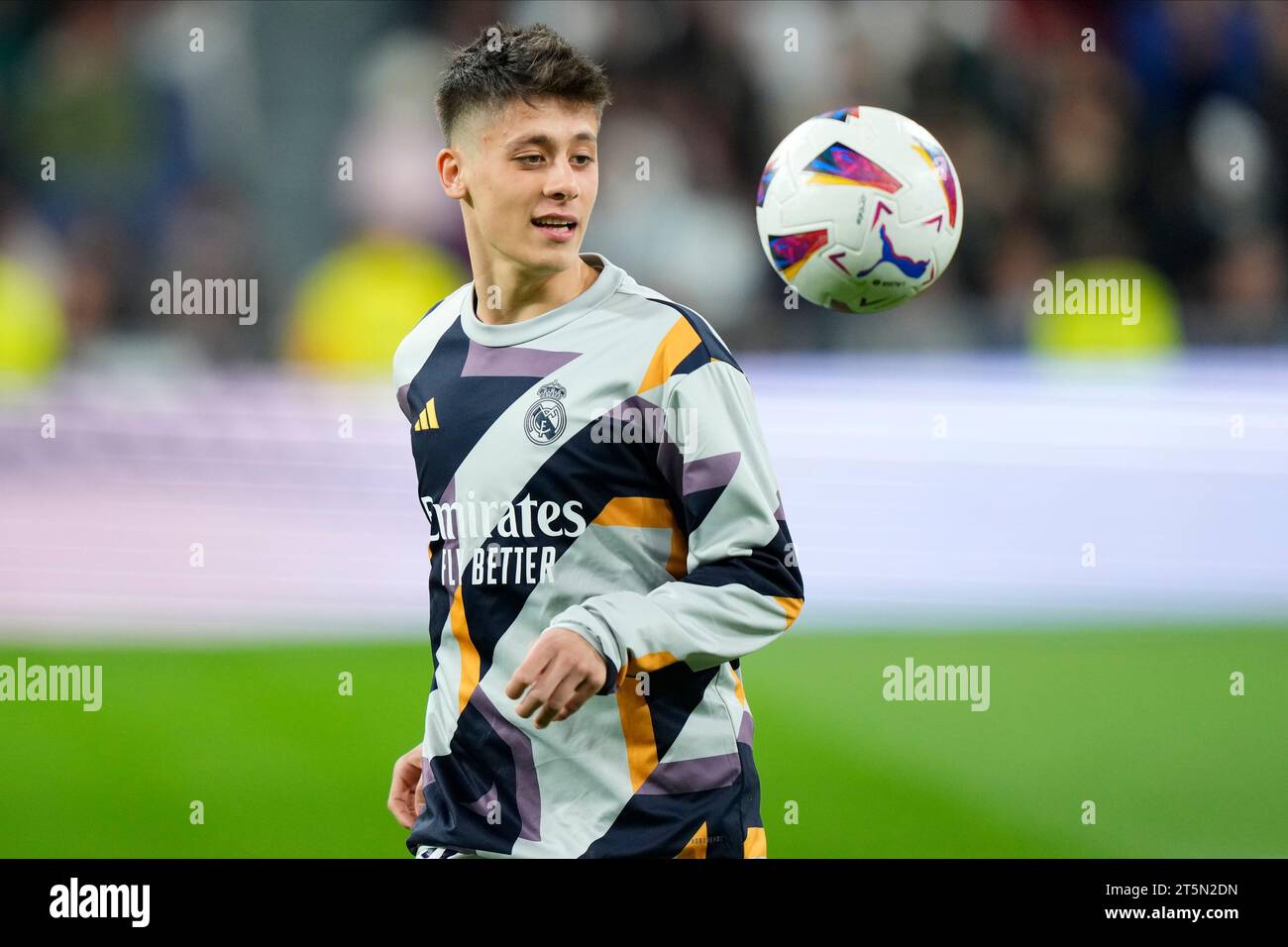 Madrid, Spain. 05th Nov, 2023. Arda Guler of Real Madrid CF during the ...