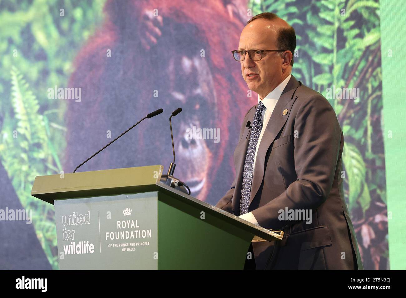 David Fein, Co-Chair of United for Wildlife speaking at the United for ...