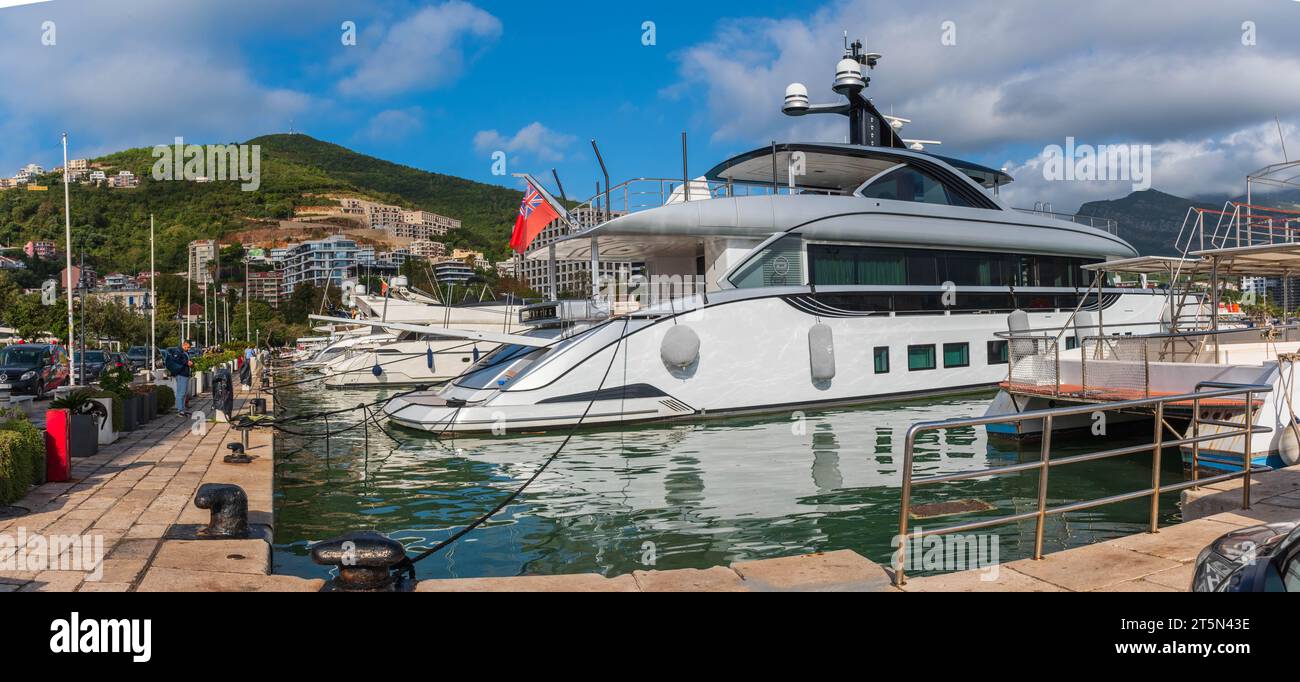 Budva Montenegro, Port of Budva Stock Photo - Alamy