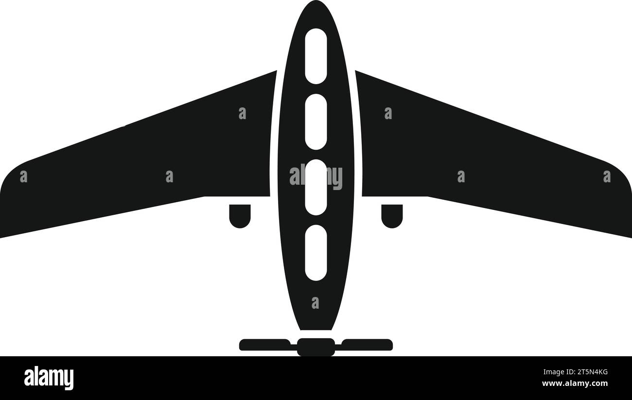 Drone aerial view icon simple vector. Smart digital map. Ai video Stock ...